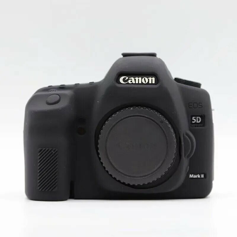 Защитный силиконовый чехол для фотоаппарата Canon EOS 5D Mark II 5DMII 5D2 ультра-тонкая полимерная из мягкого качественного силикона