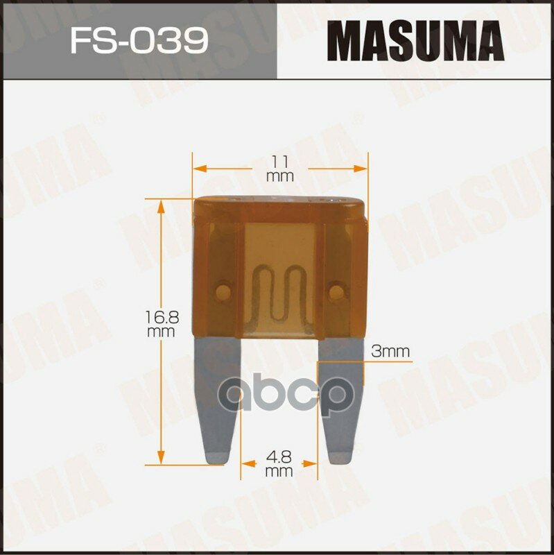 Предохранитель! mini 5A, 1 шт. Masuma арт. FS-039