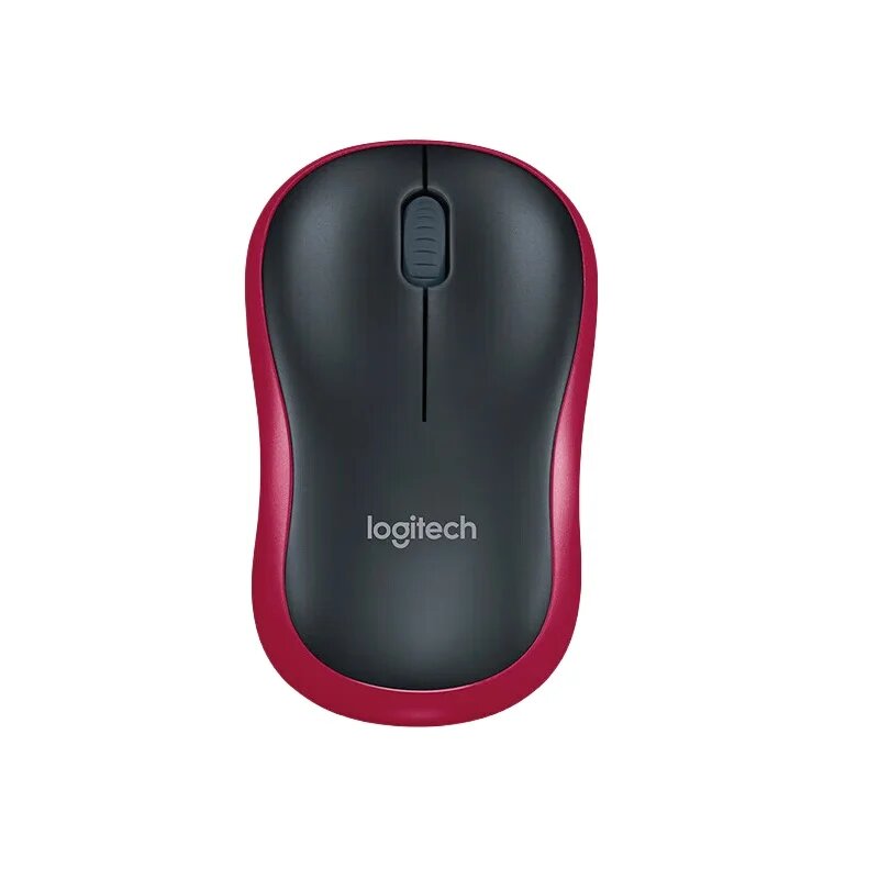 Беспроводная мышь Logitech M186 Розовый, Grey Red Accent