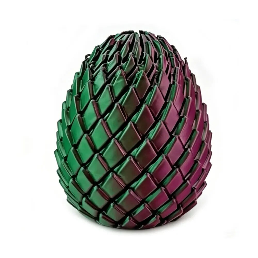 Яйцо дракона 3D, colorful, мультицветное