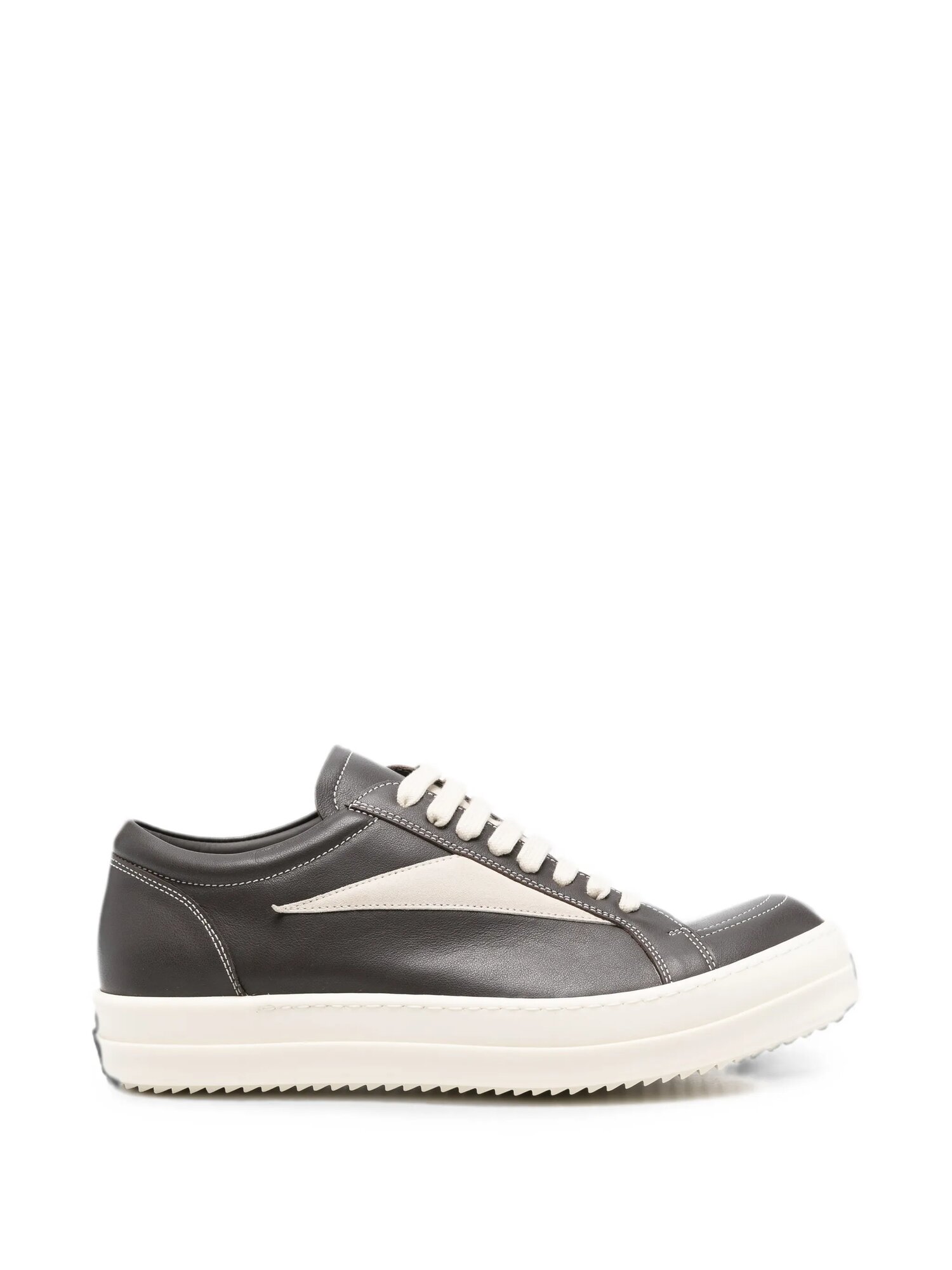 Кроссовки Leather panelled sneakers