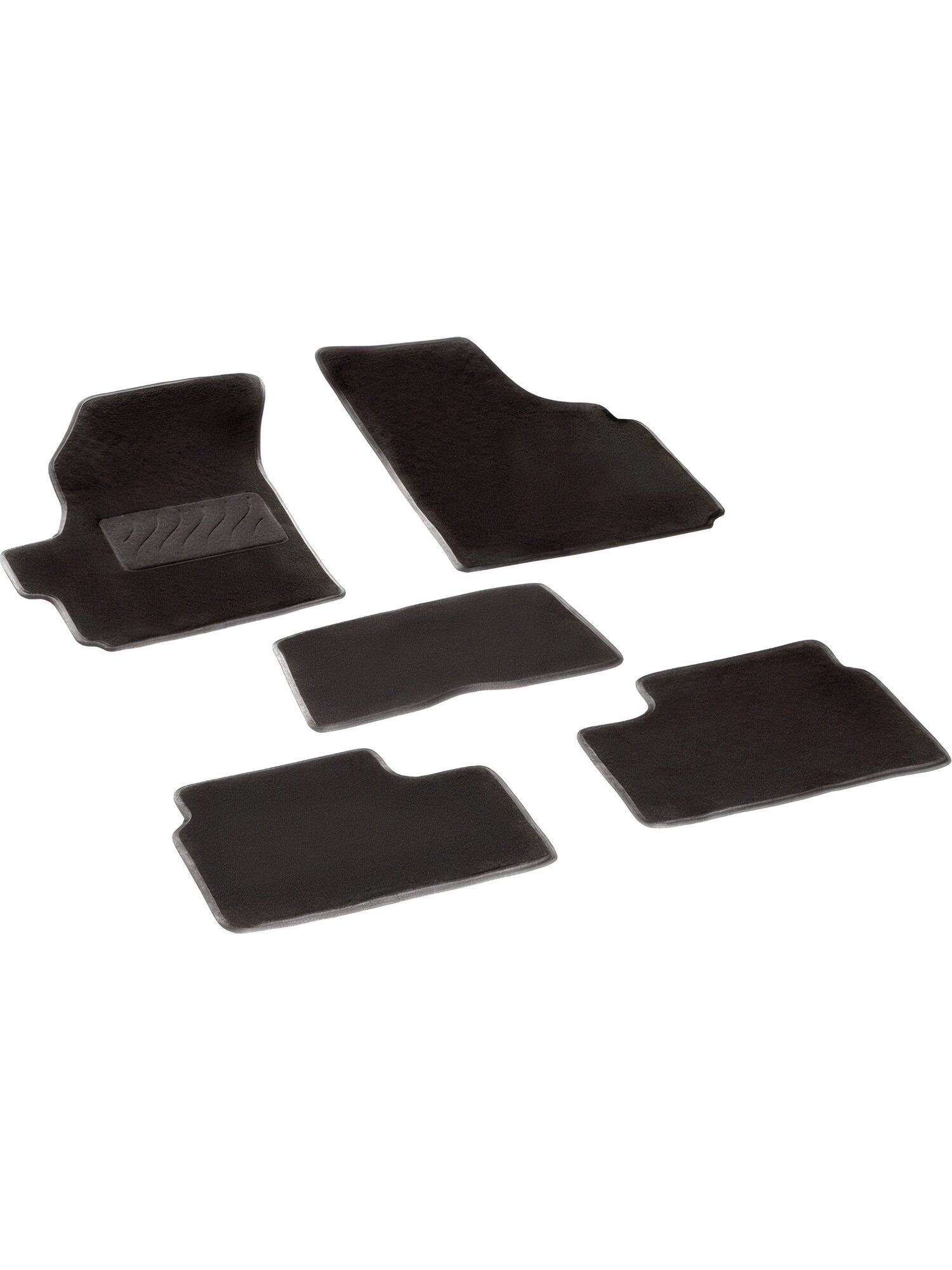 Ворсовые коврики LUX для Daewoo Matiz II 2000-2015 Seintex 82263
