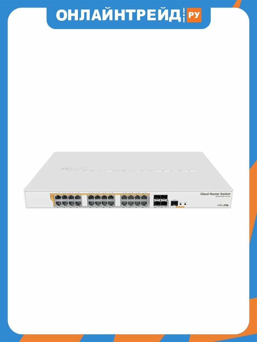 Коммутатор Mikrotik CRS328-24P-4S+RM