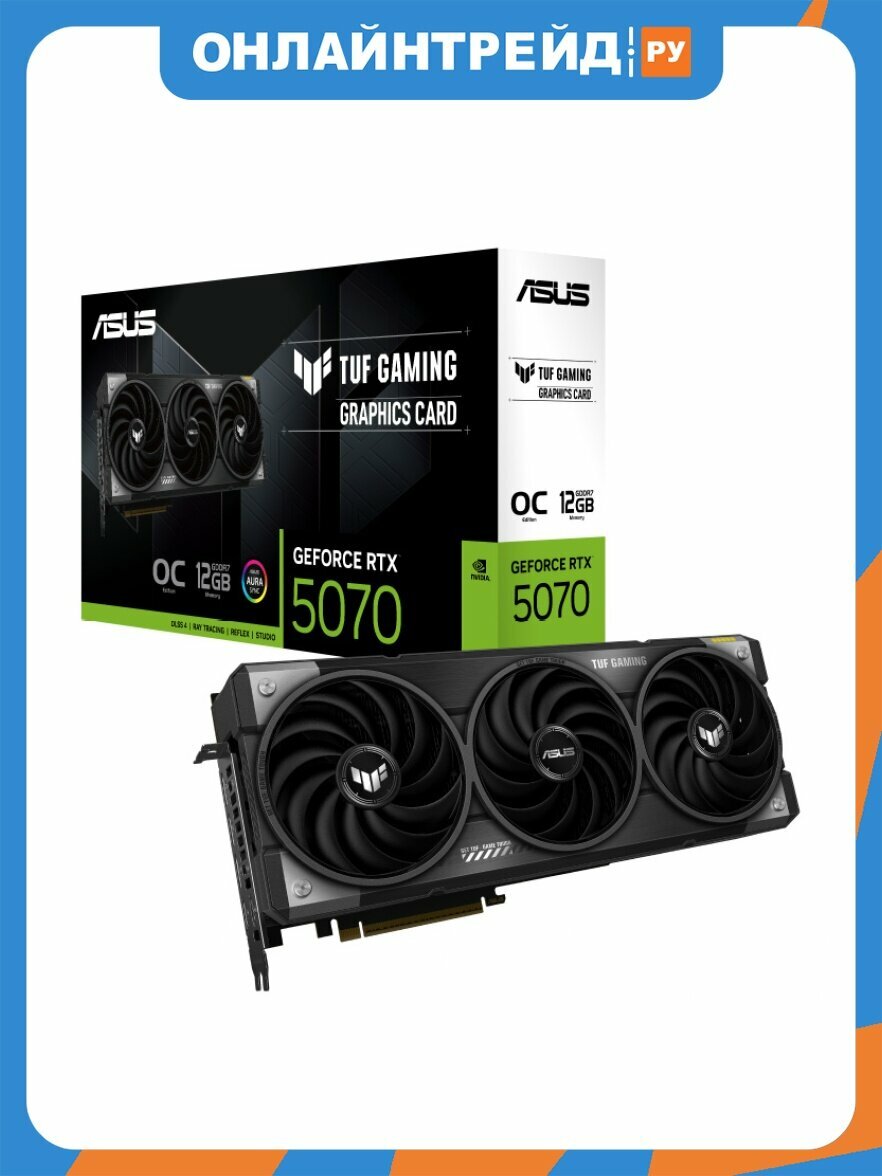 Видеокарта Asus GeForce RTX 5070 TUF GAMING OC 12G