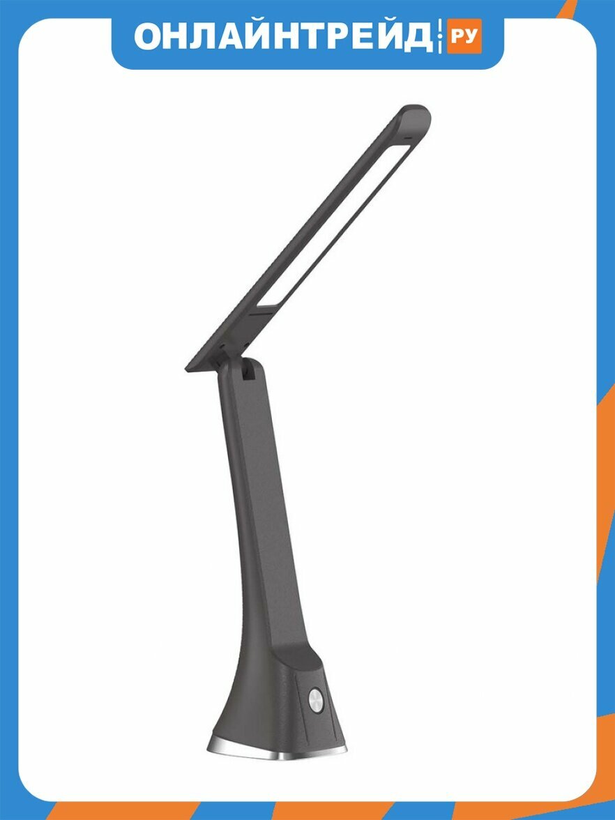 Настольная лампа Ultraflash UF-733 C02 черный LED, 8 Вт, 3 уровня яркости)