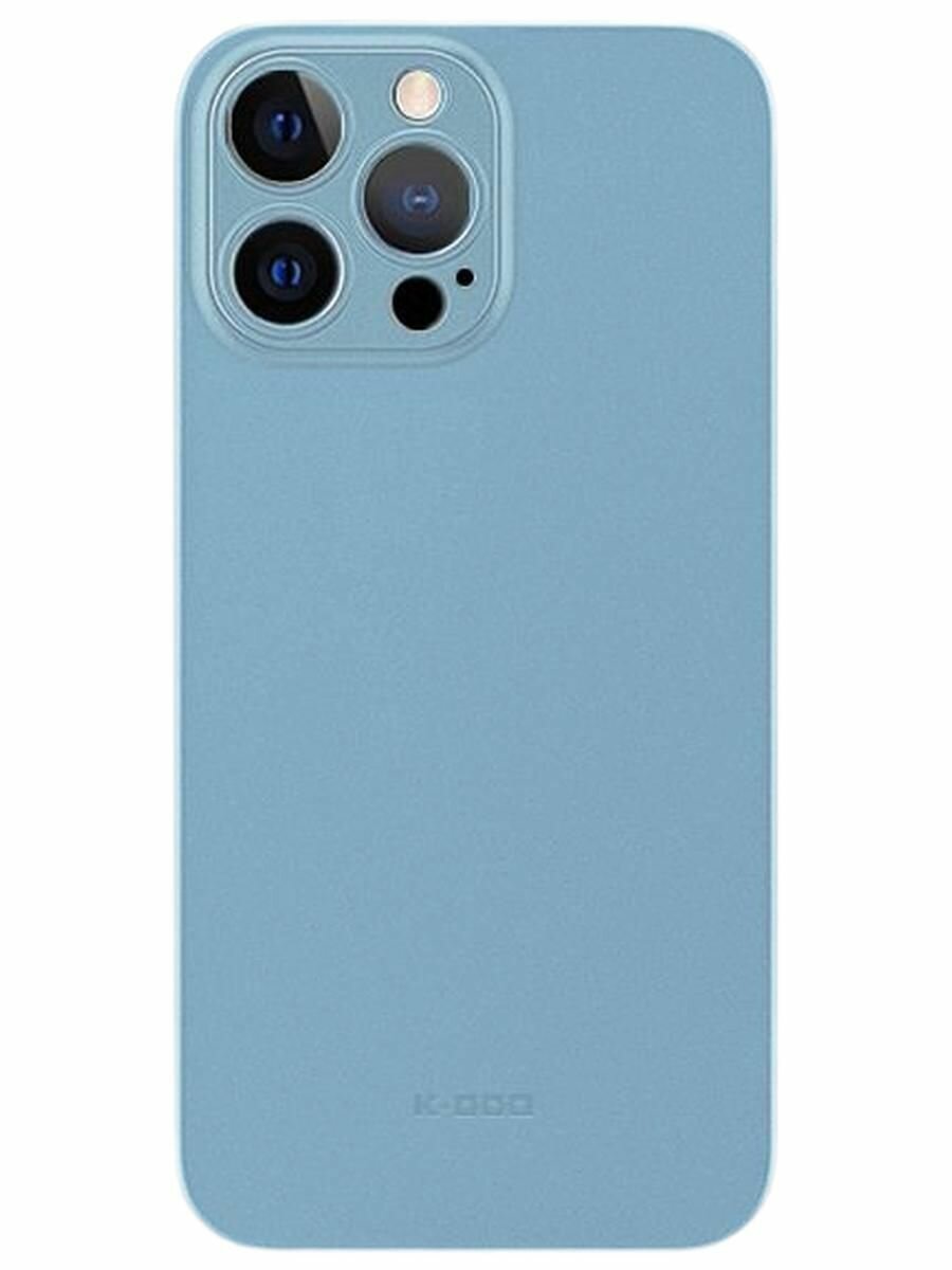 Чехол на iPhone 13 PRO, Air Skin ультратонкий пластик, светло-синий