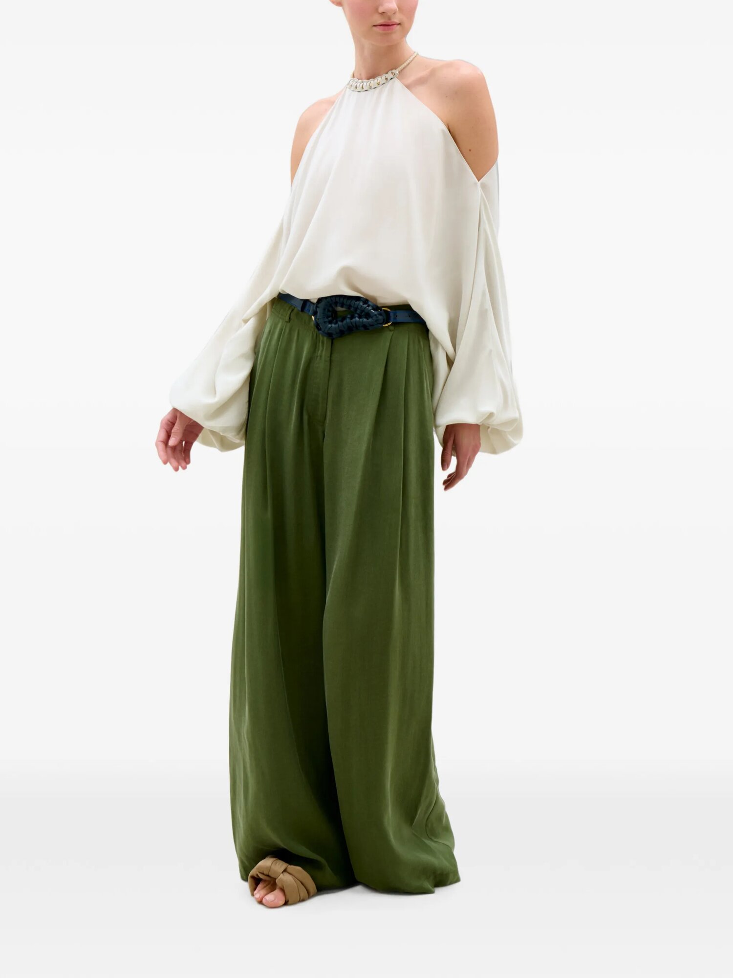 Брюки SILVIA TCHERASSI Opal wide-leg trousers, размер 44 — фото 1