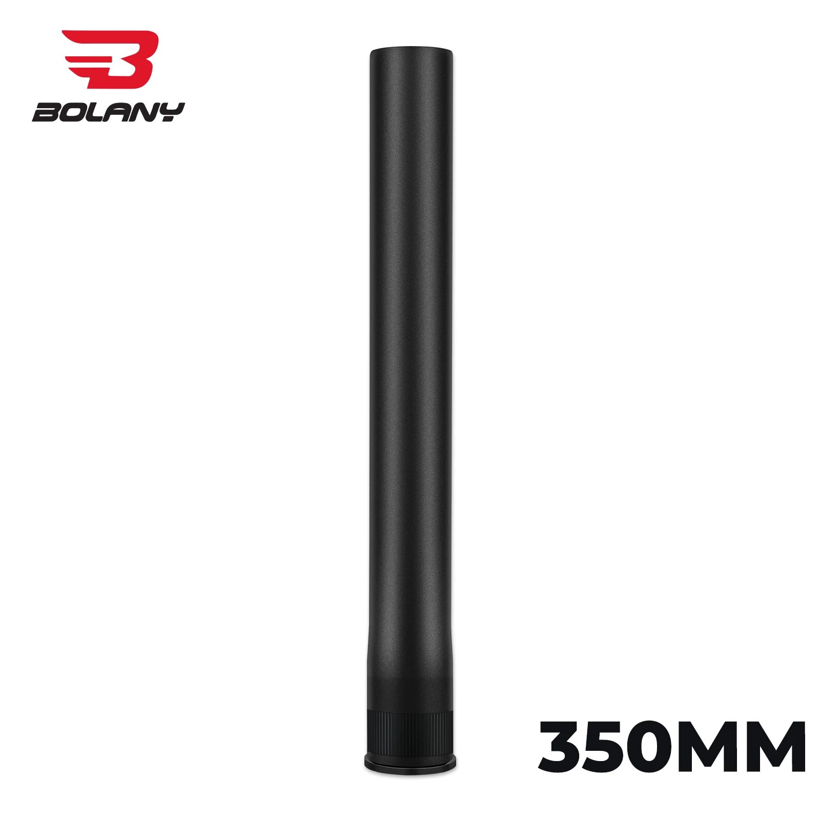 BOLANY Рулевая труба вилки для горного велосипеда черная Черный, Straight 28.6x350mm