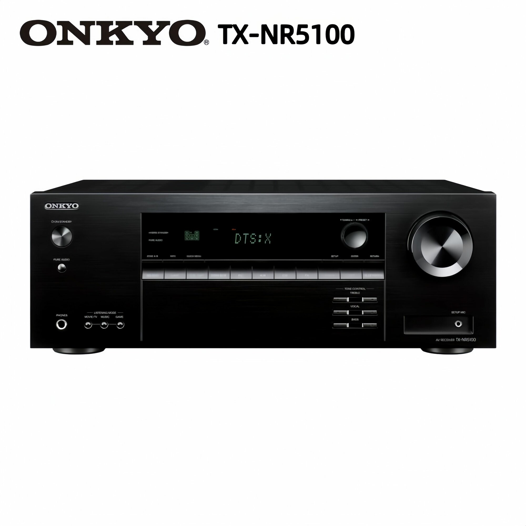 7,2-канальный bluetooth-усилитель мощности ONKYO TX-NR5100, поддерживает видео сверхвысокой четкости 8K, Dolby Atmos, DTS: X, управл