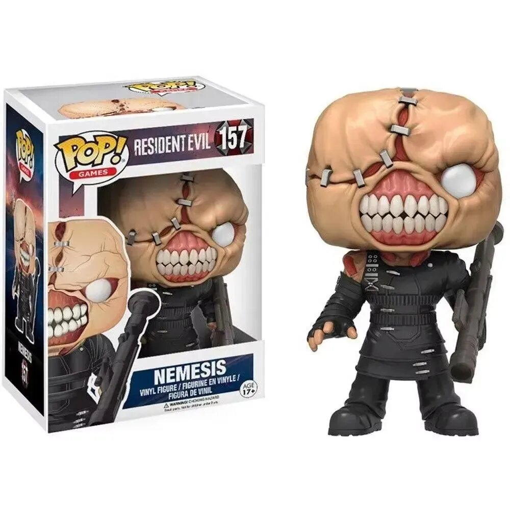 Фигурка POP! Games: Немезис (Nemesis) #157, из игры Resident Evil / Biohazard, 10 см