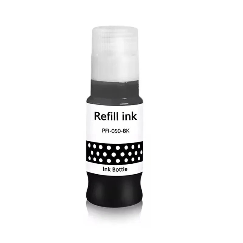 Чернила Canon PFI-050 Чернила,(pigment ink), CANON TC-20 TM-20 Принтер, совместимый, Черный (black), 1 шт