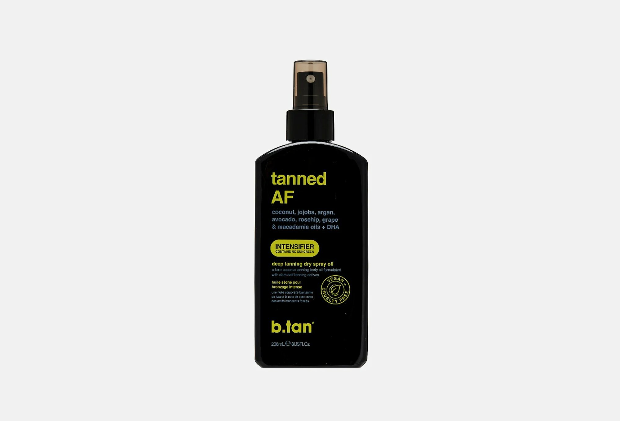 B.tan Tanned af deep tanning dry spray oil Сухое масло – спрей для тела 237 мл