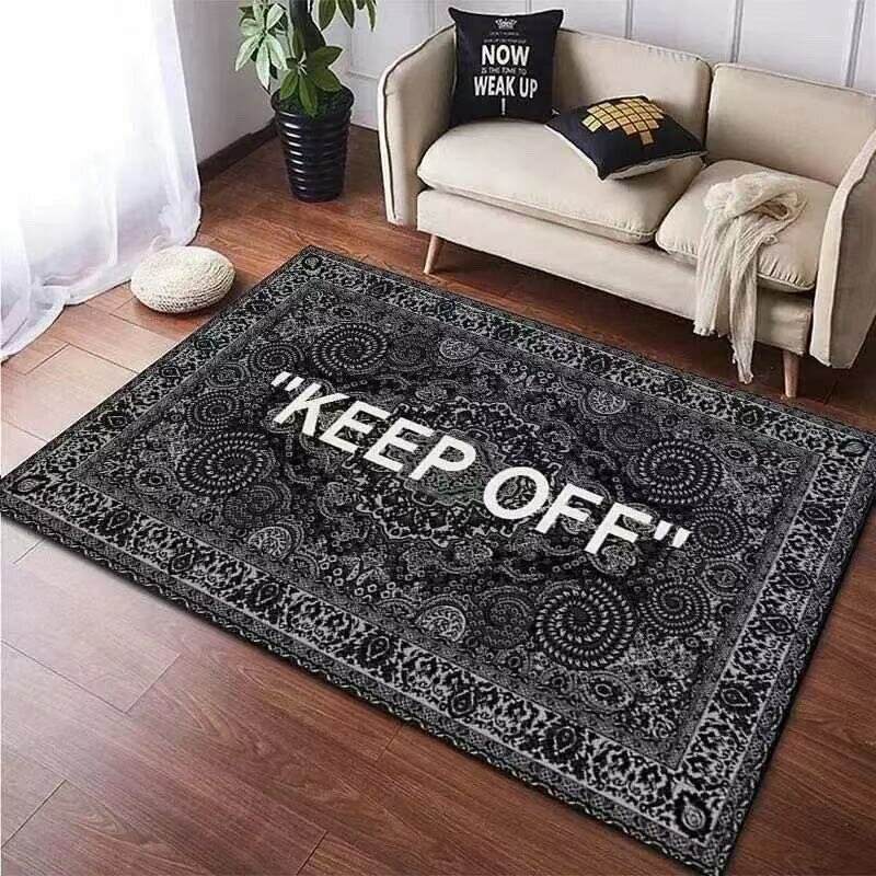 Полиэстер，KEEP OFF белый и черный кристальный велюр, 140*200cm, Толщина, 5 мм