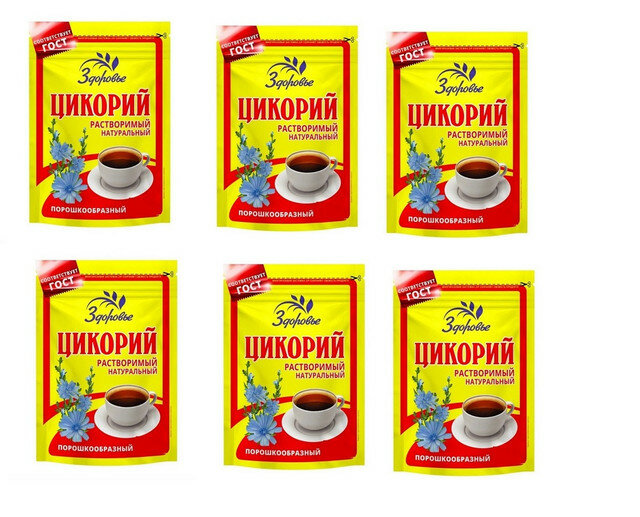 Здоровье Цикорий порошок ,75г, 6шт