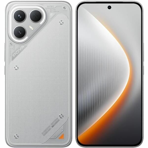Смартфон Tecno POVA 7 Pro 5G 8/256GB серый