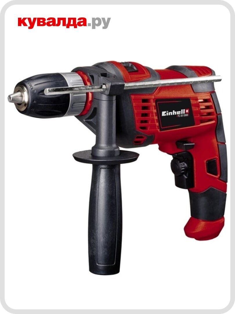 Дрель ударная сетевая EINHELL TC-ID 550 E, 550Bт