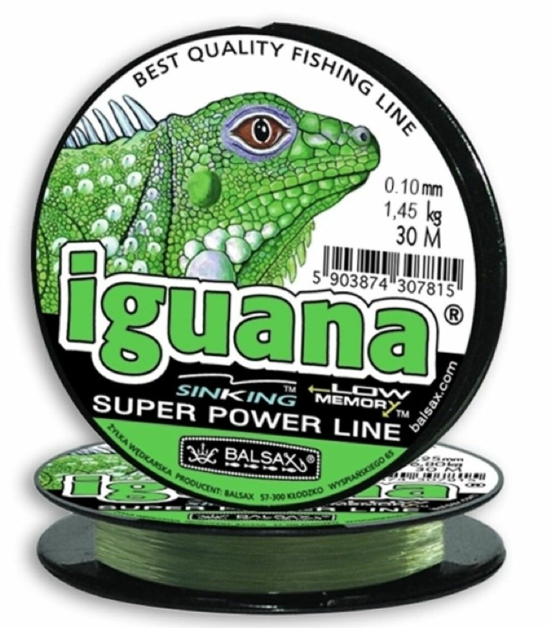 Леска IGUANA 30м 0,10 мм