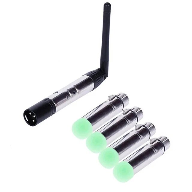 Беспроводной DMX512 контроллер TNALANT для светового эффекта Зеленый, EU plug, 1 T AND 4 R