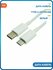 Дата-кабель MicroUSB-Type-C, 1 м, белый