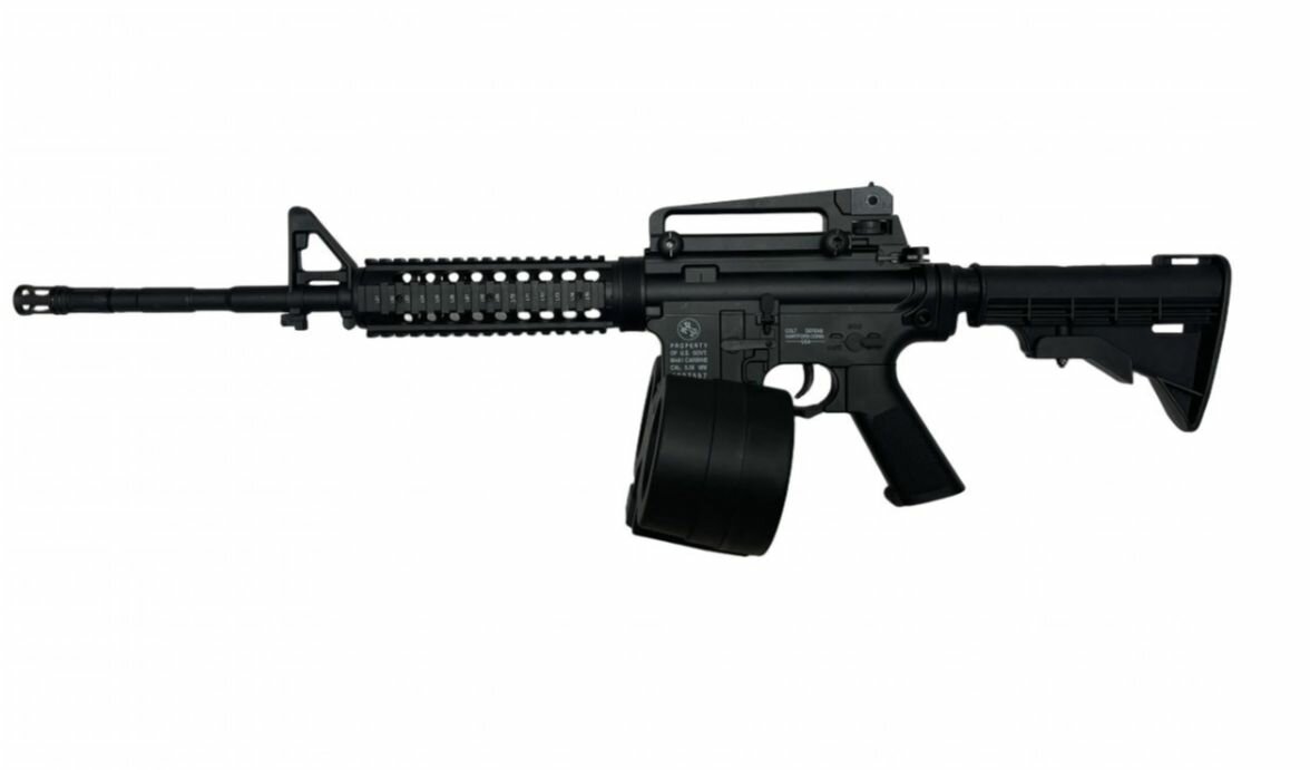 Орбиз автомат M4A1, с двойным магазином, стреляет мягкими шариками, гидрогеилевый автомат, гидробольный М4