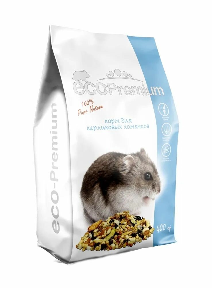 ECO-Premium Корм для карликовых хомячков, 400 гр