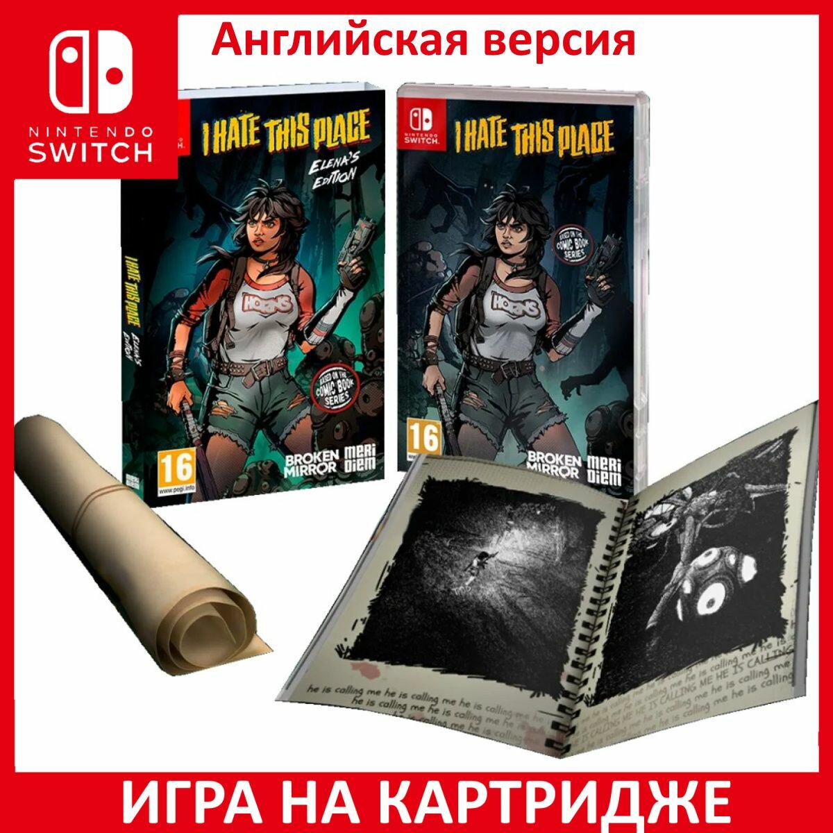 Игра I Hate This Place Elenas Edition Switch Картридж на Nintendo Switch Английская версия