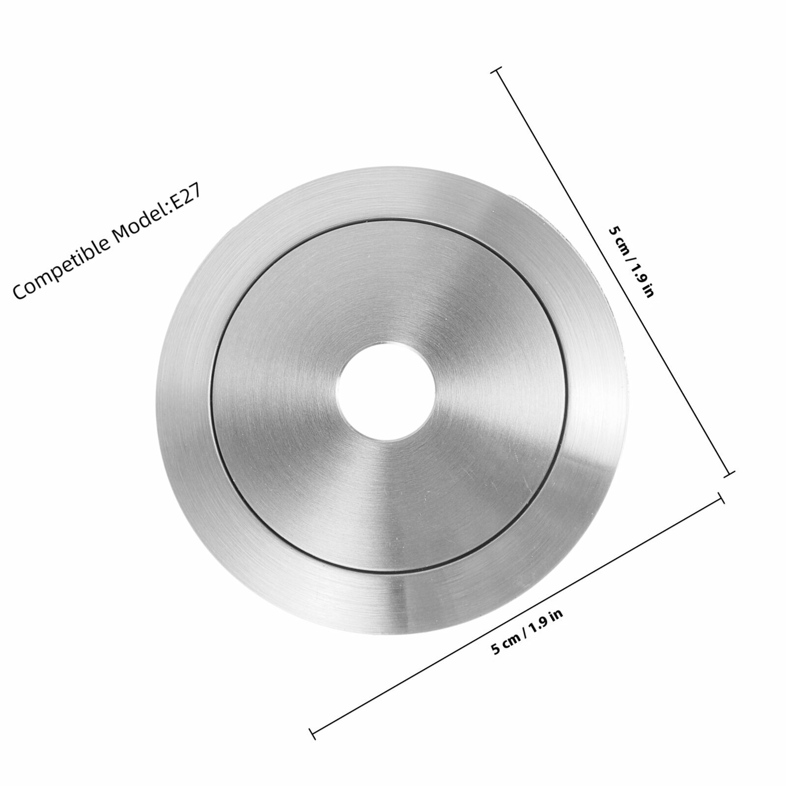 Декоративный фиксатор абажуров из прочных материалов 5.00x5.00x0.50cm