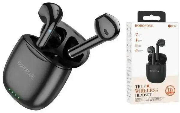 BOROFONE Наушники беспроводные с микрофоном, Bluetooth, USB Type-C, черный