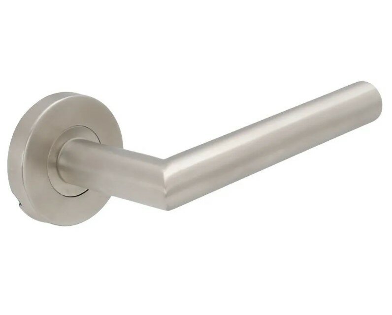 Ручка дверная BUSSARE TORNO PR-150-15 NICKEL, никель (комплект на одну дверь)