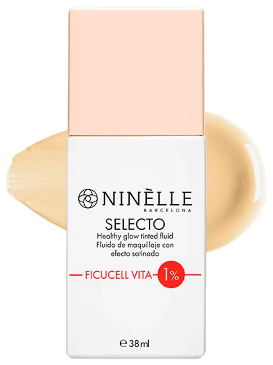 Тональный крем-флюид Ninelle SELECTO с эффектом здорового сияния, 243