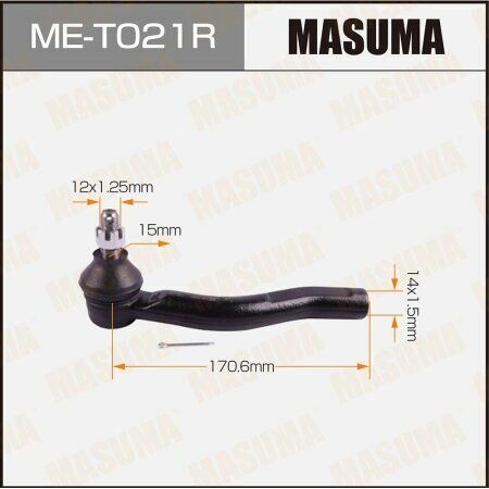 ME-T021R Наконечник рулевой тяги TOYOTA VITZ/YARIS
