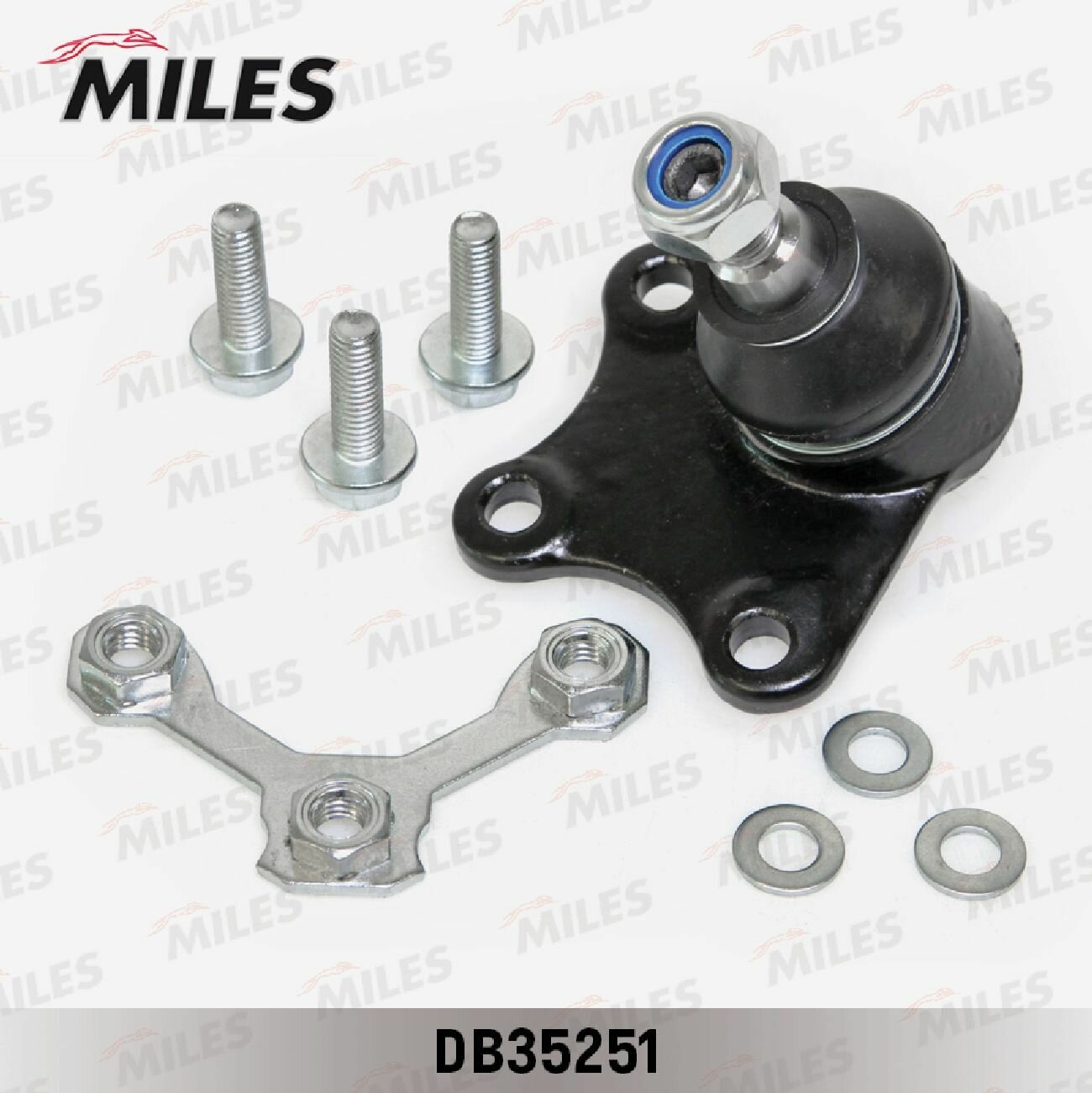 Опора шаровая VW POLO 02-/SKODA FABIA 00- нижн. прав, MILES DB35251