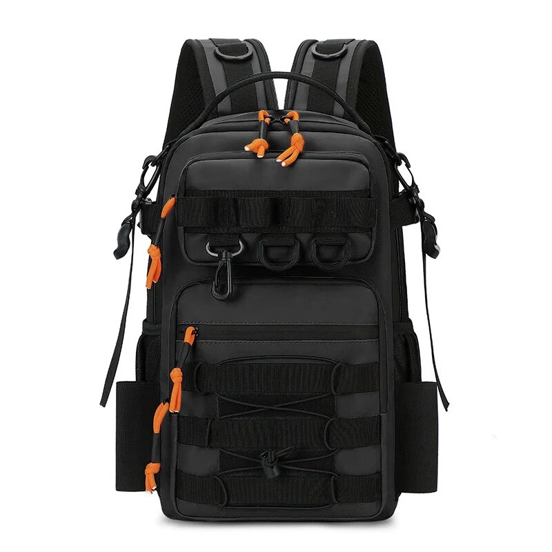 Тактическая рыболовная сумка Scione 22*11*39 см Черный, Black