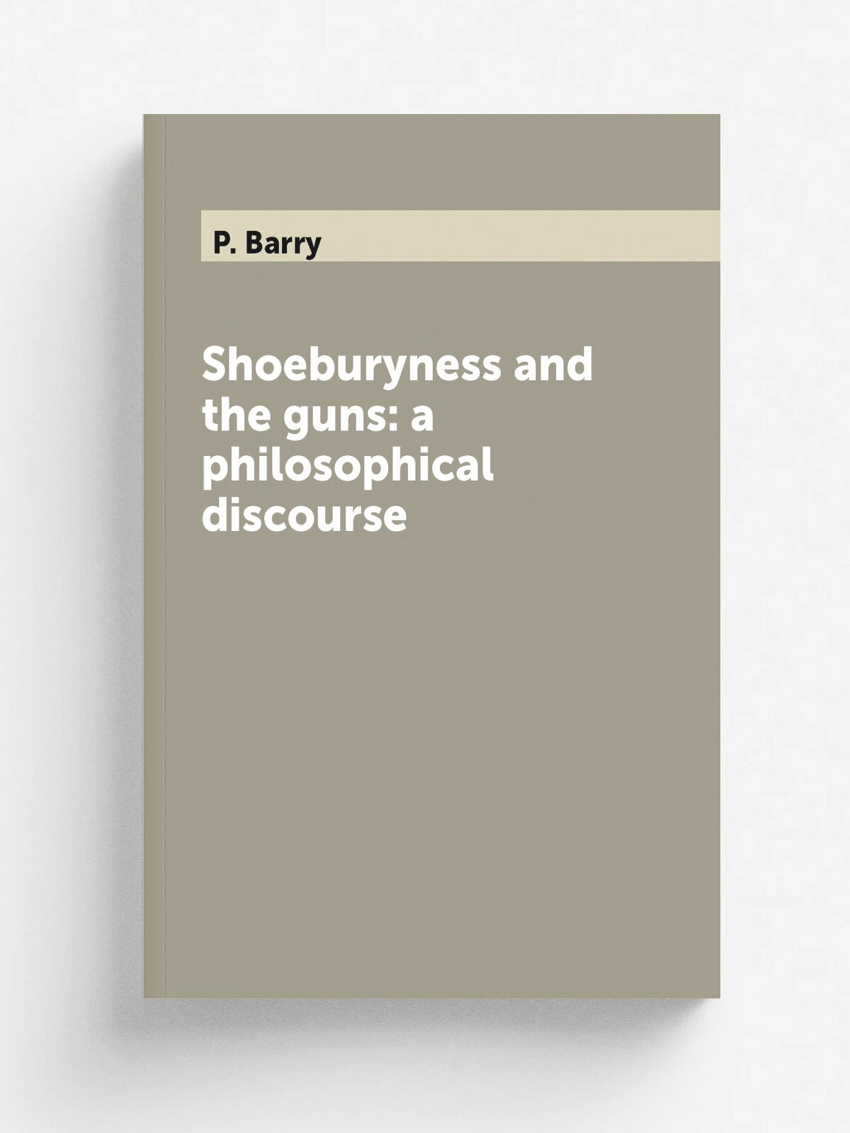 Shoeburyness and the guns: a philosophical discourse