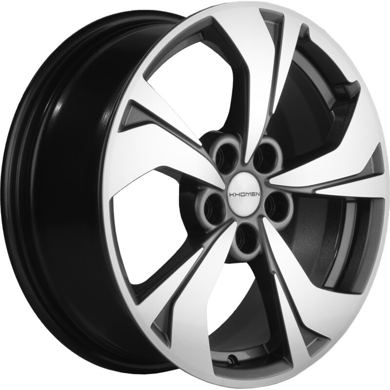 Литой колесный диск Khomen Wheels KHW1724 (Jolion) 7x17/5x114,3 ET37 D66,5 Gray-FP