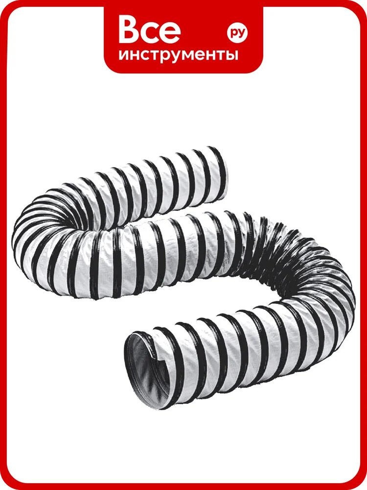 Воздуховод TEX PVC-F-300-H-100/10 полиэфирный усиленный, белый FH-300-100/10W