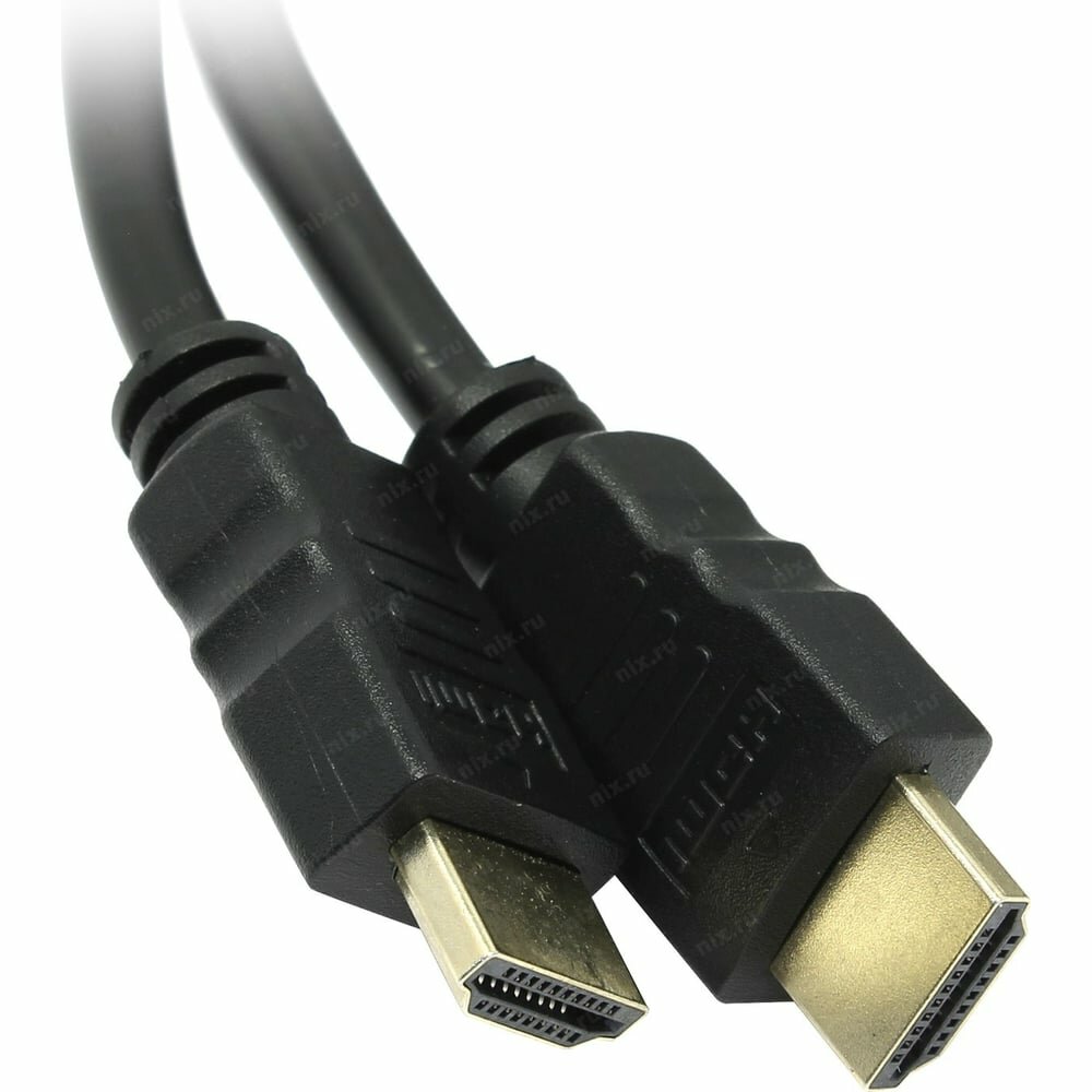 Кабель Cablexpert HDMI v2.0, 19M/19M, 3.0м, медь, черный, позолоченные разъемы, экран, пакет CC-HDMI4-10 — фото 1