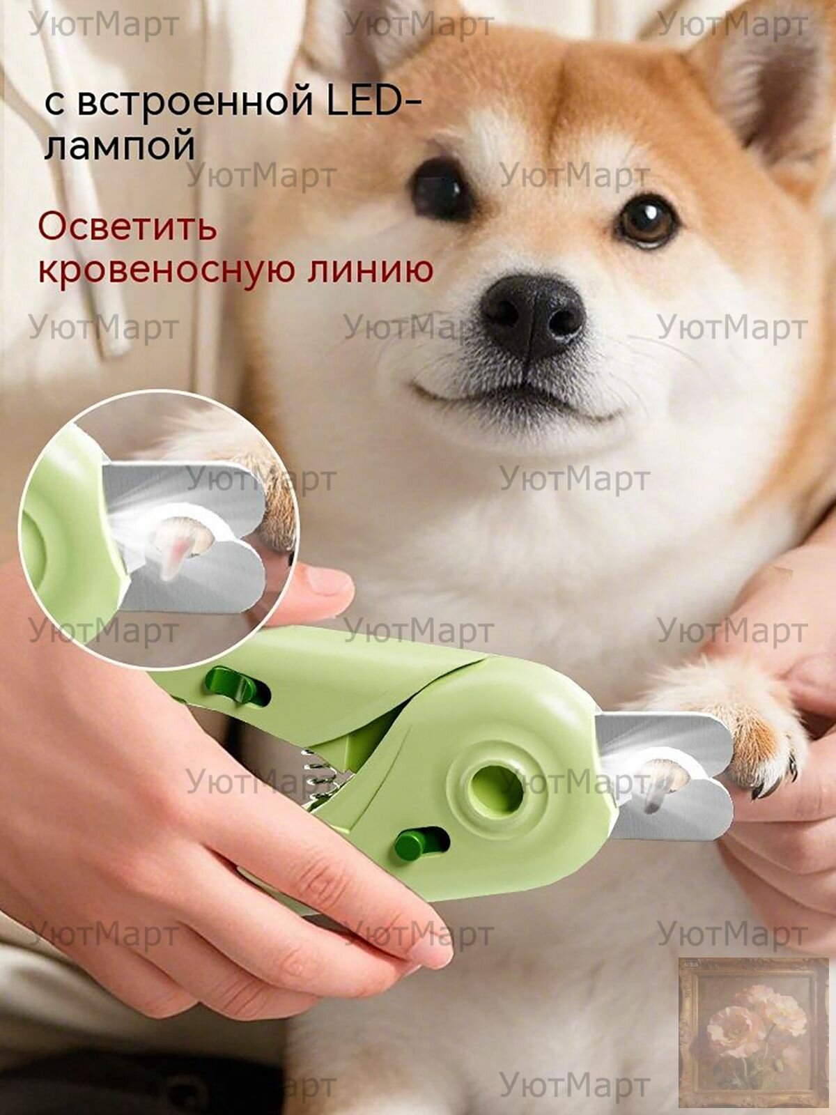 Кусачки для когтей, специальные ножницы для собаки, лапа для собаки с артефактом лёгкой подстрижки
