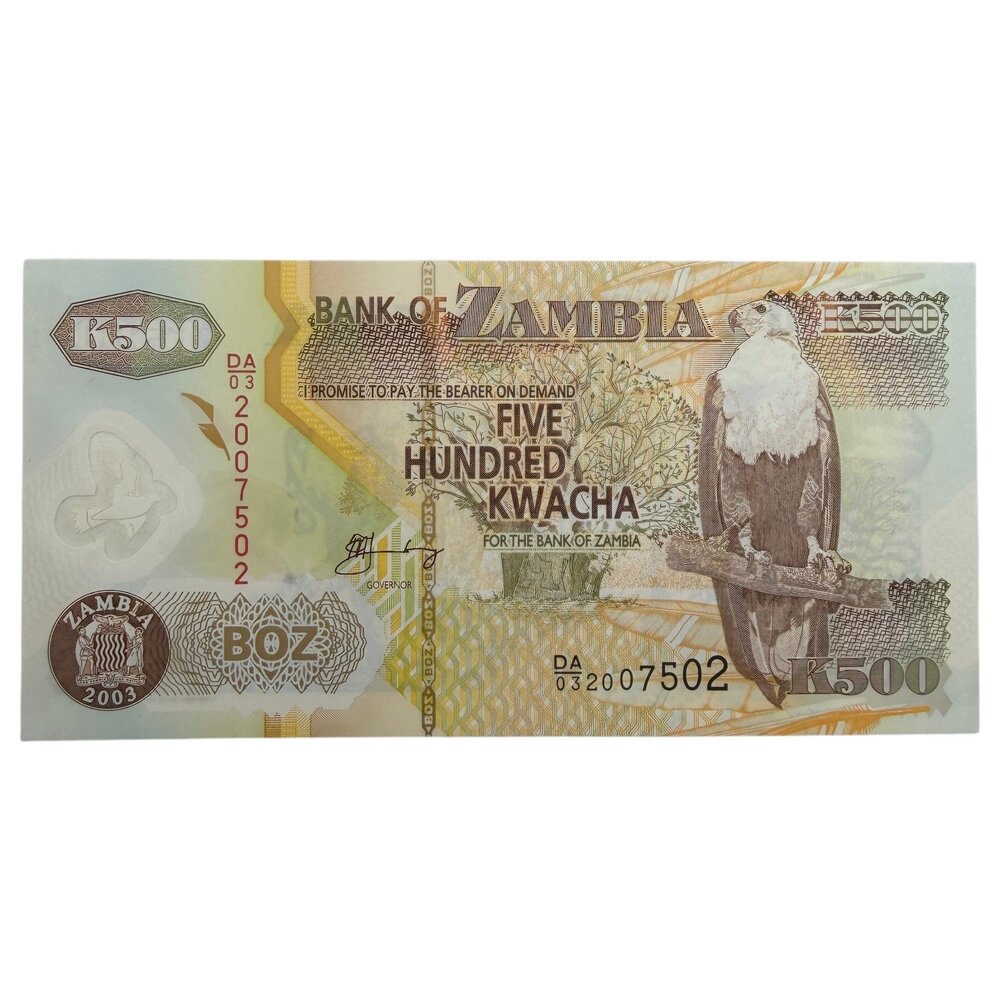Замбия 500 квач 2003 г. (Серия DA-03)
