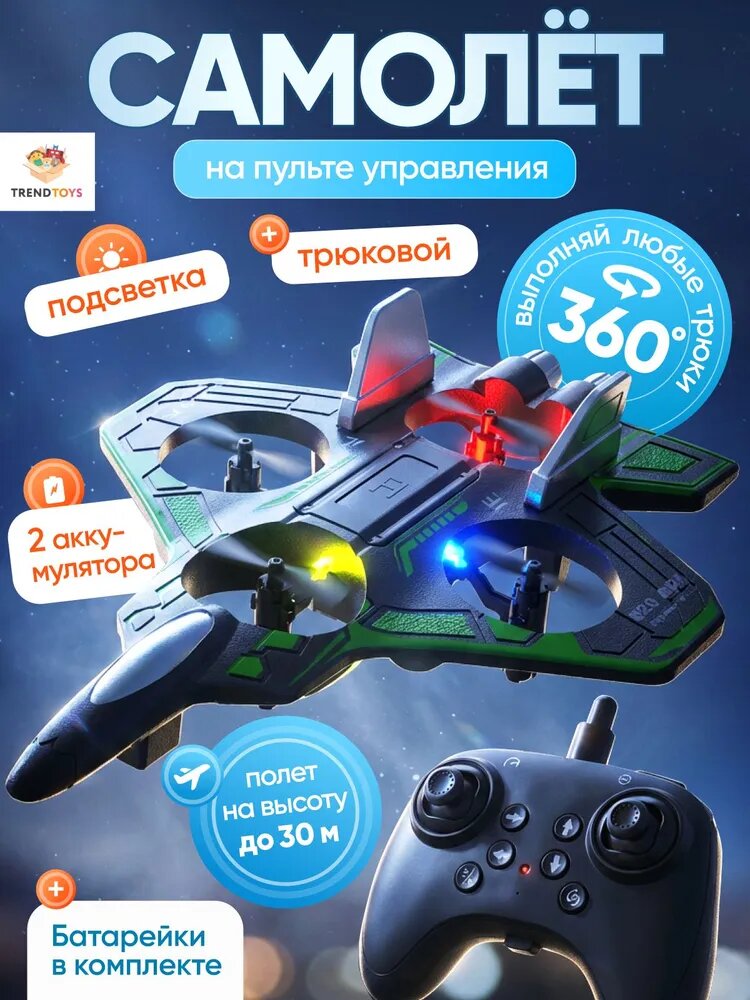 Квадрокоптер истребитель на пульте управления