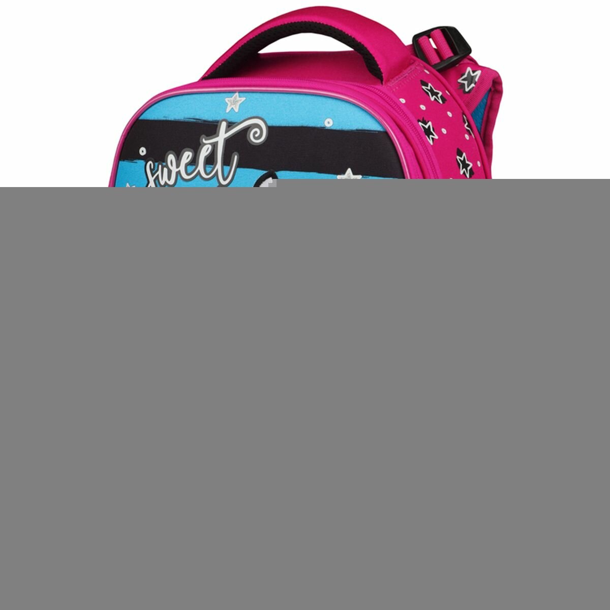 Ранец школьный Berlingo Expert Max "Little bunny" 37x28x16см, 2 отделения, анатомическая спинка, дождевик в комплекте (RU07119)
