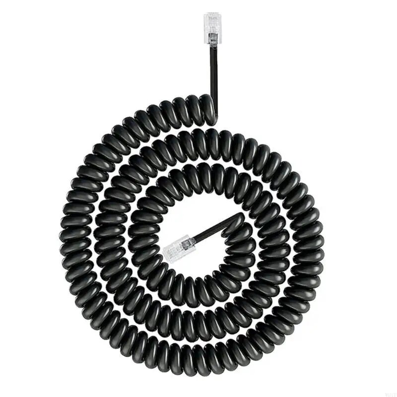 RJ9 RJ11 4P4C Телефонный шнур Black 2 meters