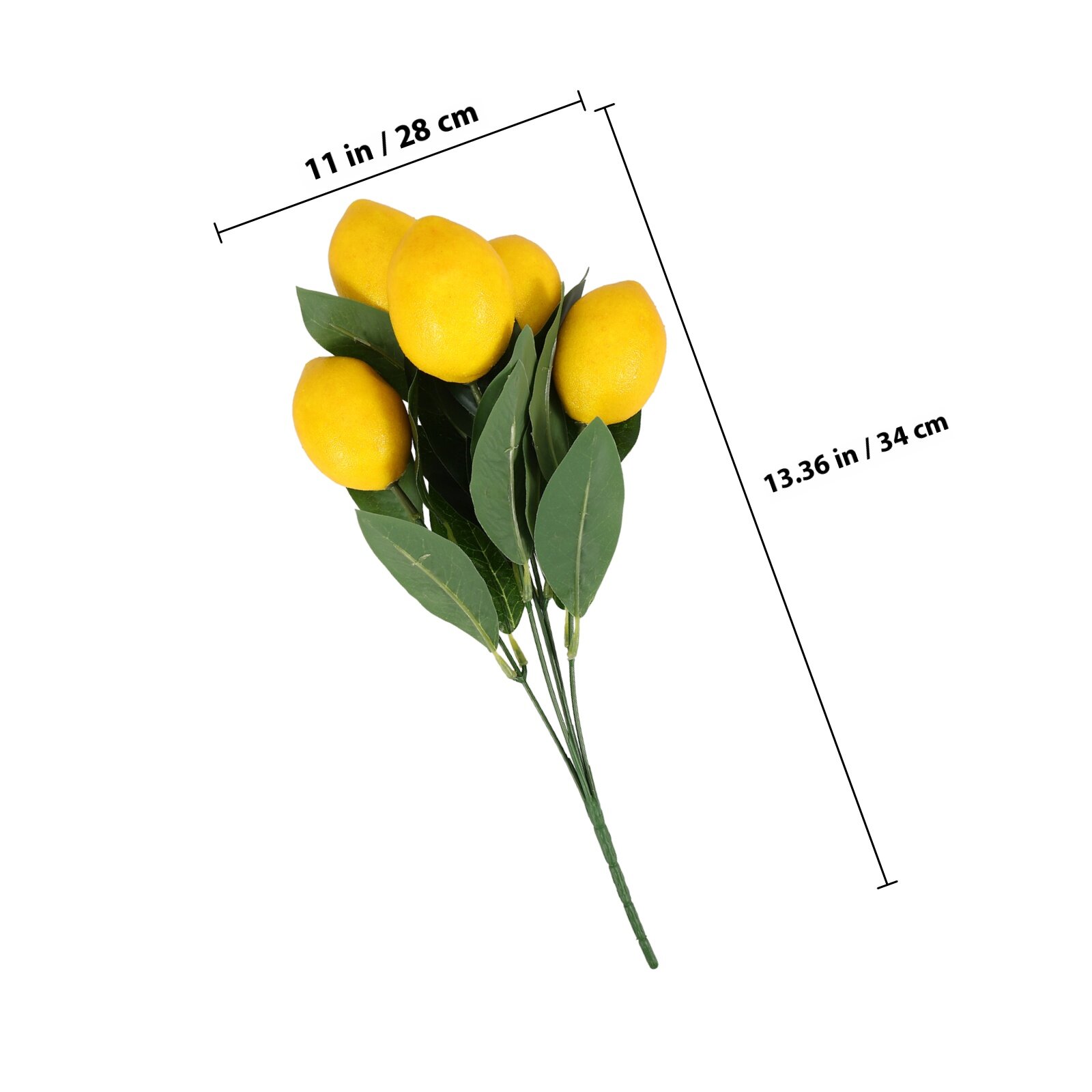 Искусственные Ветви Лимона Для Украшения Вазы 34.00X28.00X9.00Cm
