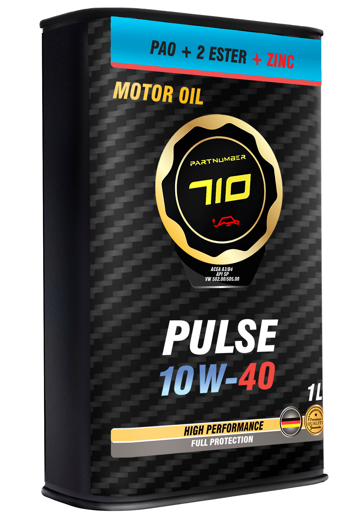PARTNUMBER 710 PULSE 10W-40 Масло моторное, Синтетическое, 1 л