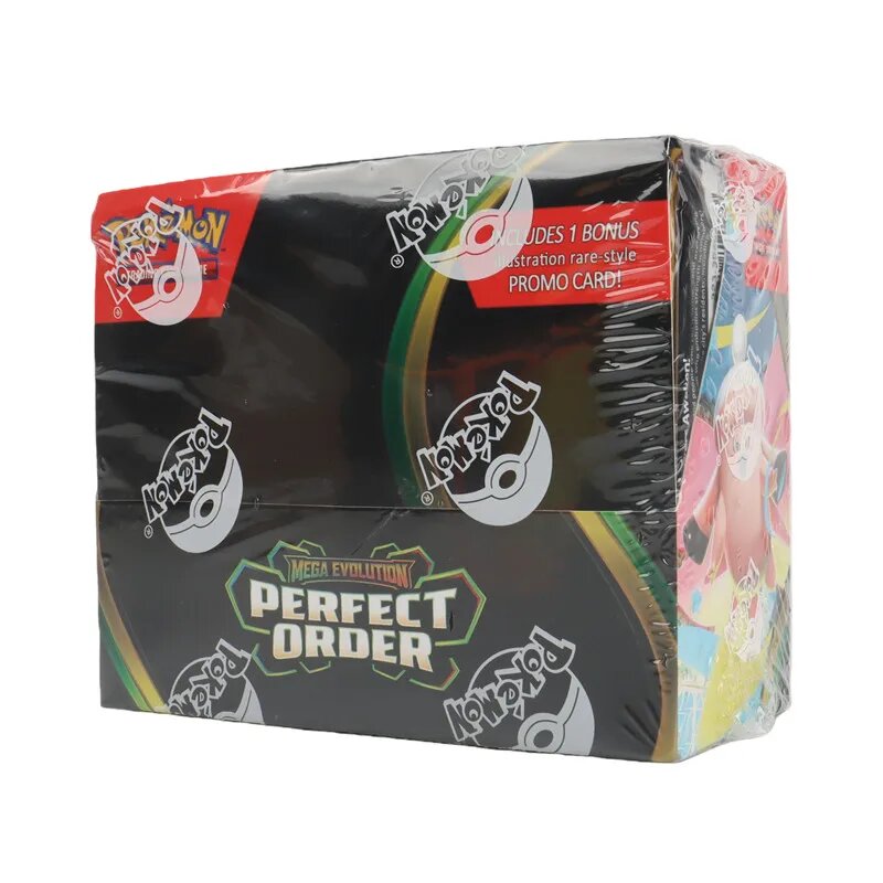 Коллекционная карточная игра Pokémon TCG: Набор бустеров Mega Evolution Perfect Order (карты Pokémon)