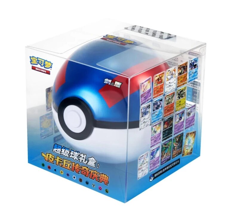 Pokemon Great Ball Gift Tin с картами TCG