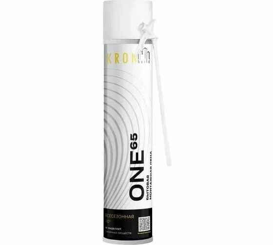 Бытовая монтажная пена всесезонная Kronbuild ONE 65