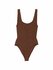 Купальник HUNZA G Crinkle-effect square-neck swimsuit, размер OneSize