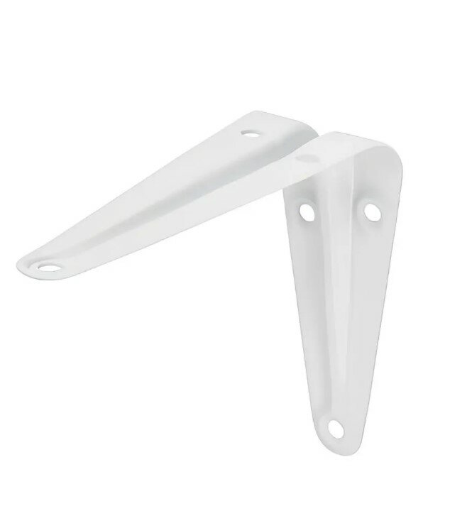 Консоль для полок SOLIDI MOD1 350X300 WHITE, цвет: белый (комплект 2 штуки)