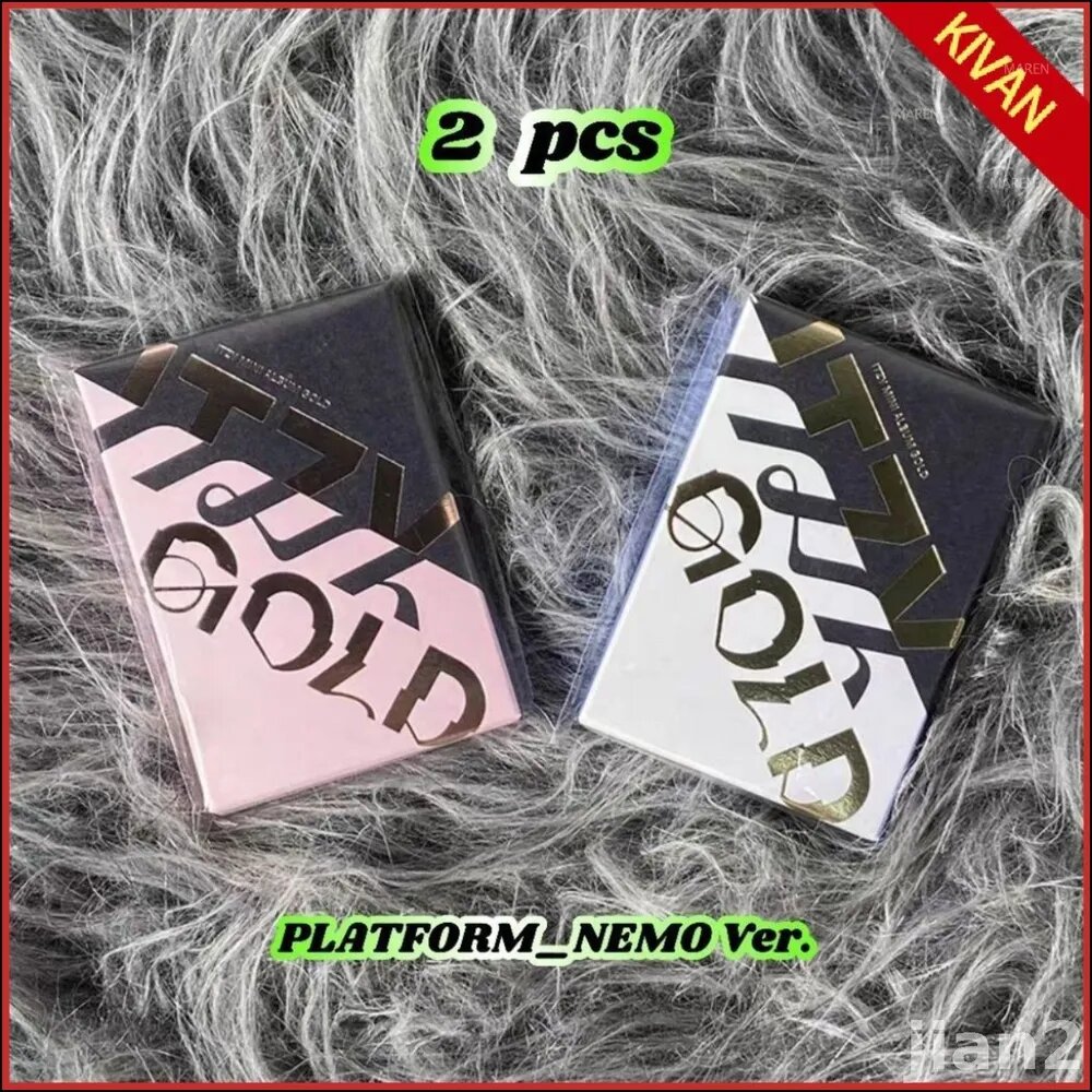 Бестселлер GOLD PLATFORM NEMO от ITZY, эксклюзивный альбом chenjunzhu